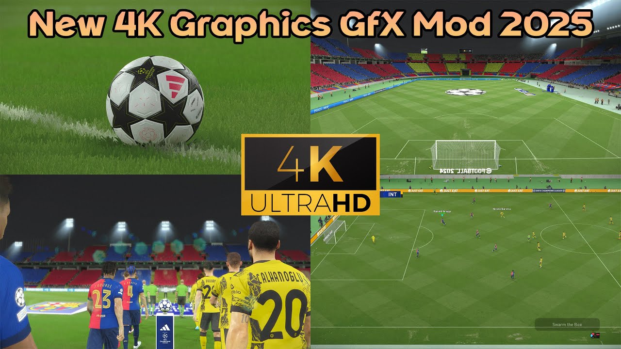 New 4K Graphics GfX Mod 2025 - PES 2021 & Football Life 2025 - YouTube