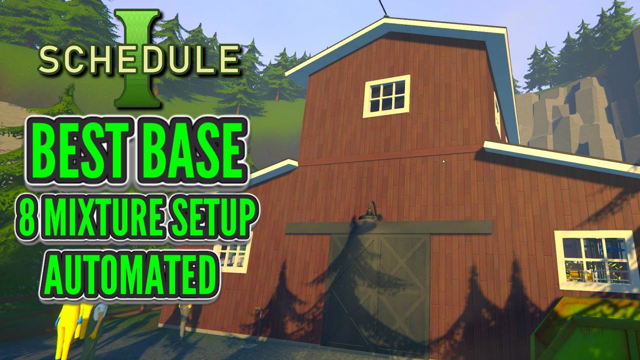 The BARN is the BEST BASE | Schedule 1 - YouTube