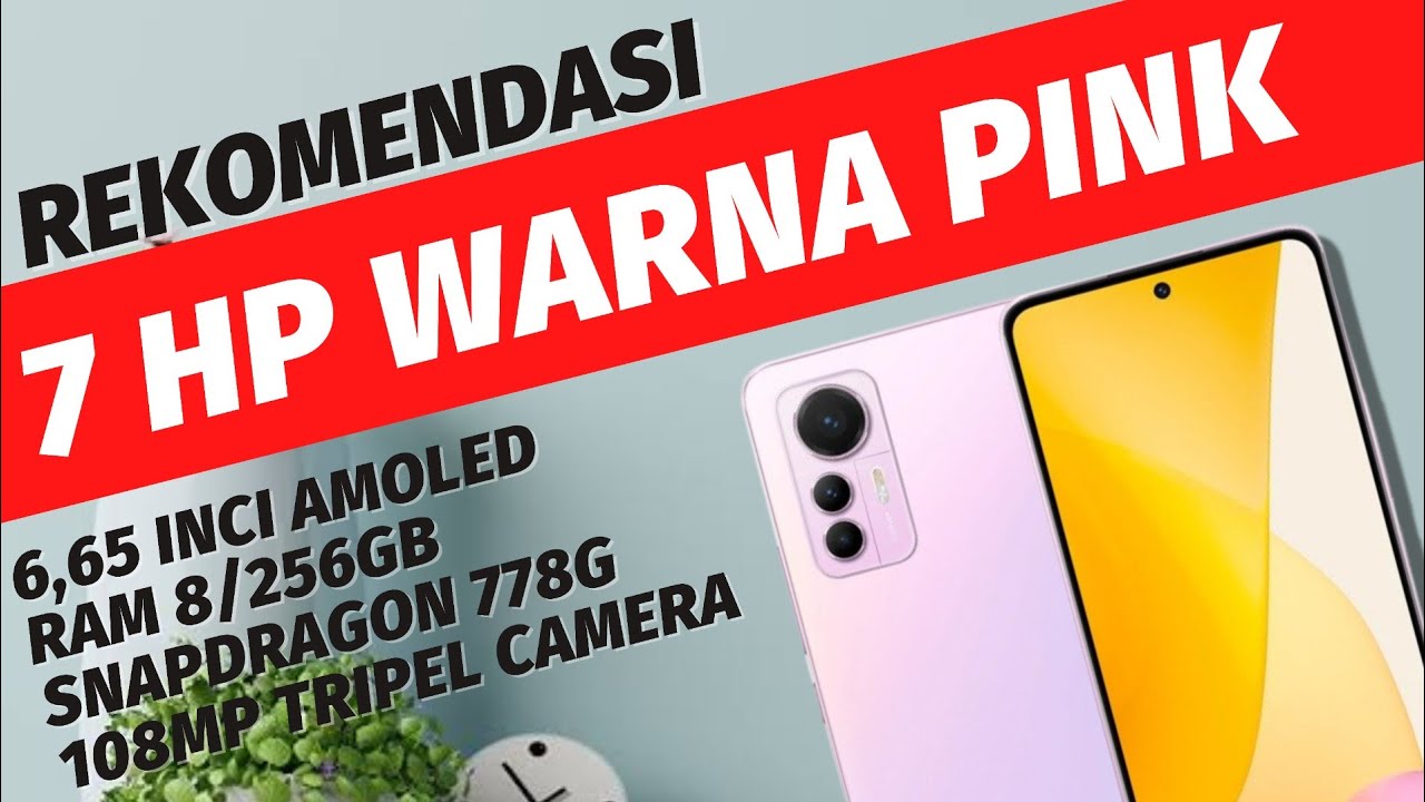 7 REKOMENDASI HP WARNA PINK TERBARU | SPESIFIKASI HP TERBAIK & TERBARU ...