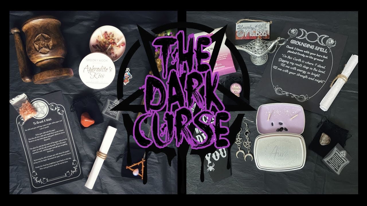 September 2022 Dark Curse Subscription Box - YouTube