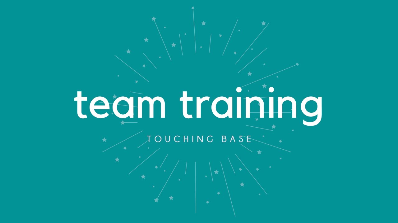 Team Training - Touching Base - YouTube