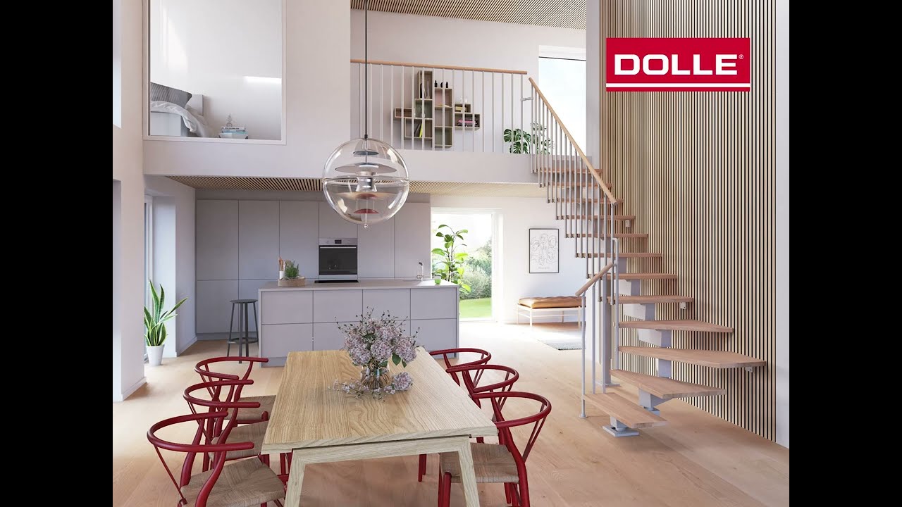 DUBAI from DOLLE is a revolutionary main staircase that complies to ...