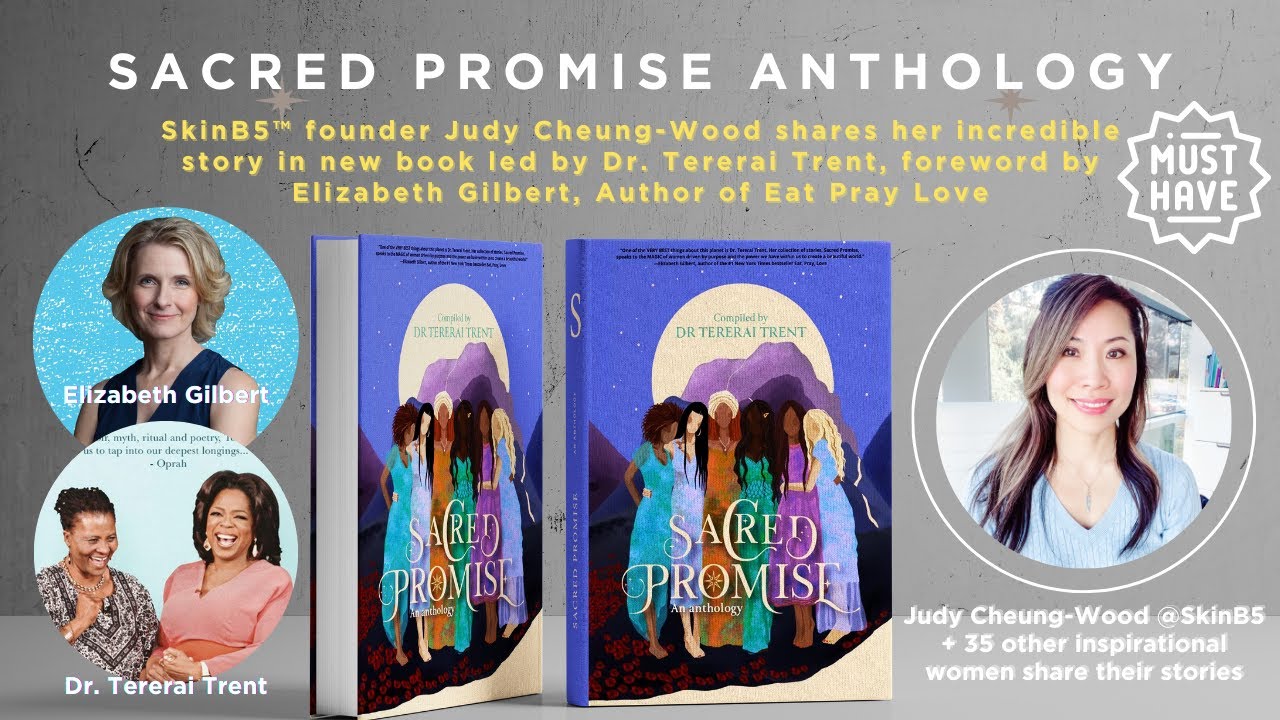 SkinB5™ founder Judy Cheung-Wood in new book Sacred Promise led by Dr ...