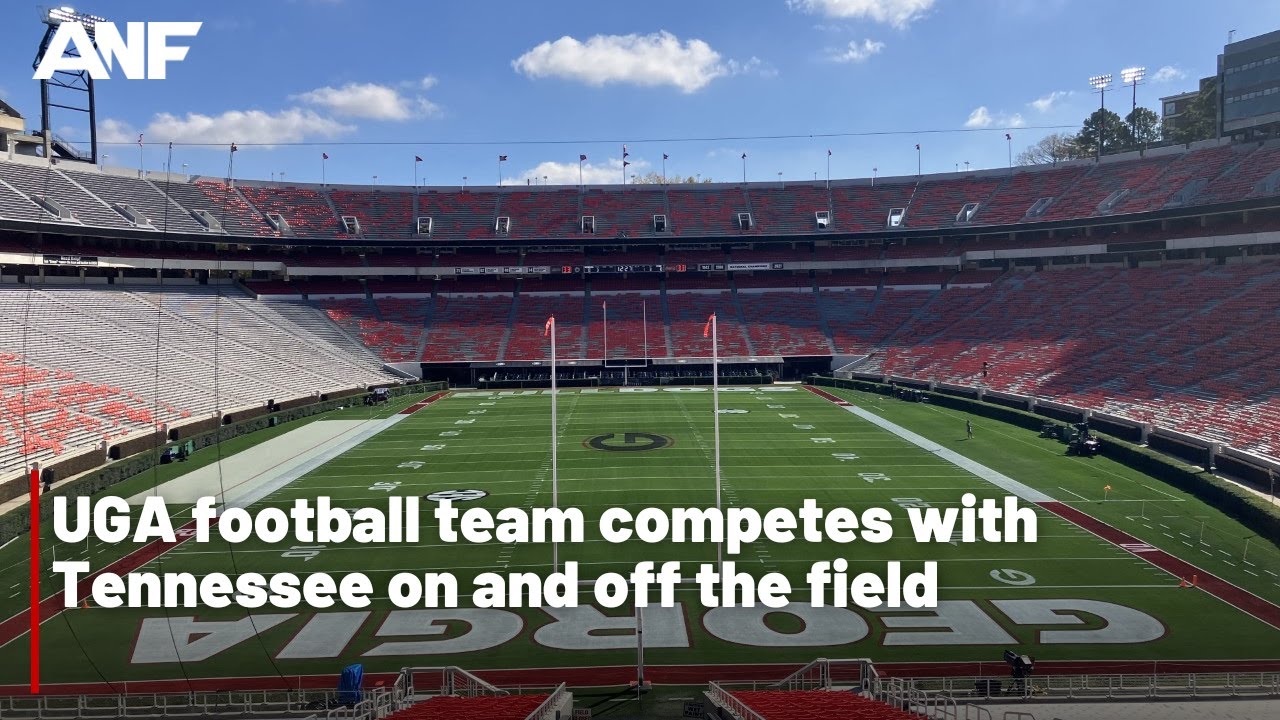 UGA football team competes with Tennessee on and off the field - YouTube