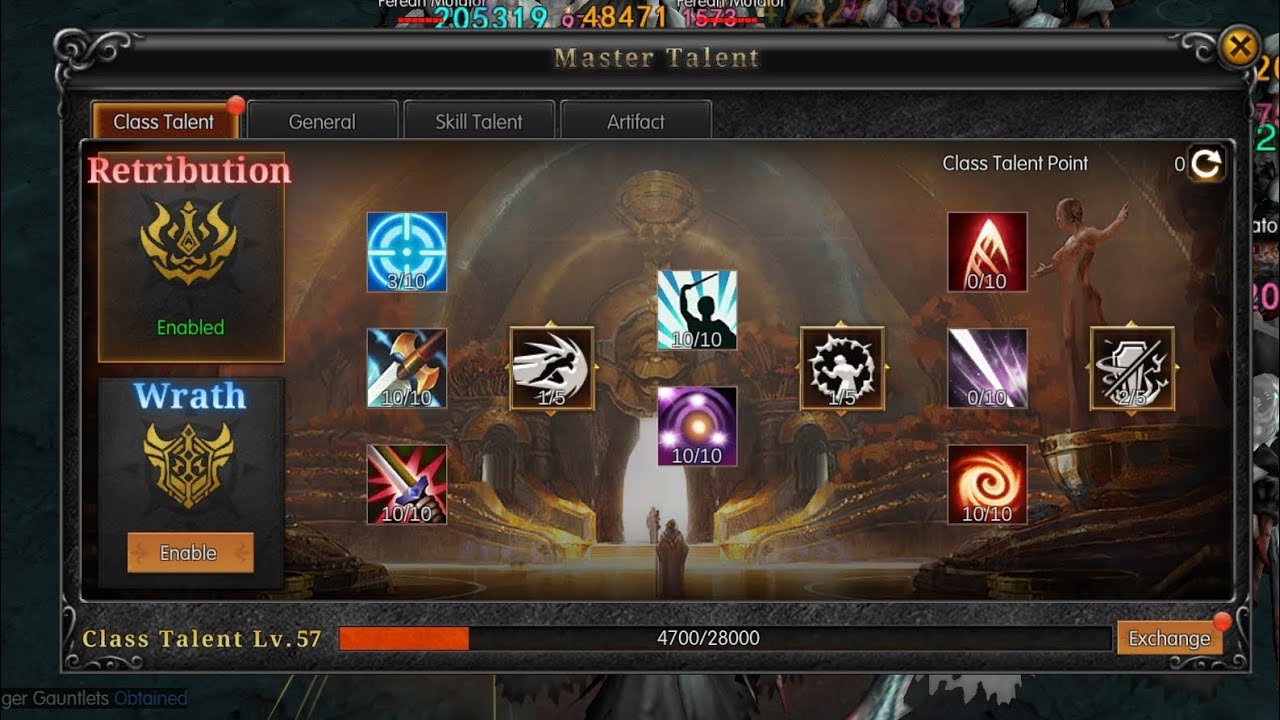 MU Monarch - Which is good Retribution or Wrath Class Talent? Grow ...