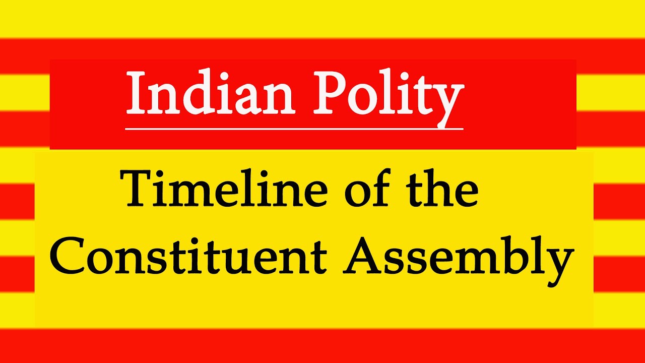 Timeline of the Constituent Assembly - YouTube