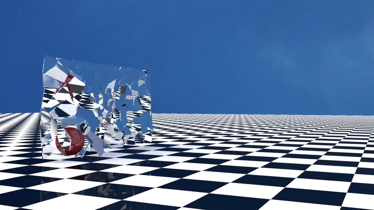 Smashing A Mirror In Blender 2.77 - YouTube