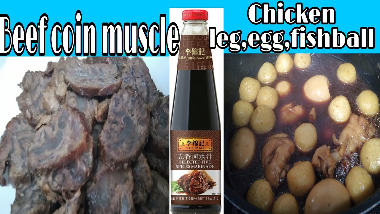 Beef coin muscle/chicken leg,egg,fishball,using five selected marinate ...