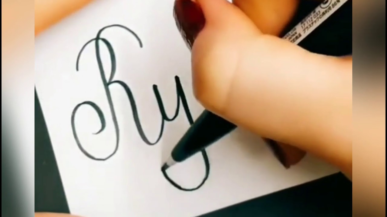 Ryan - modern calligraphy - YouTube