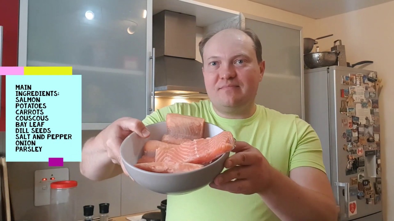 Cooking with Dennis. Fish soup with salmon - YouTube