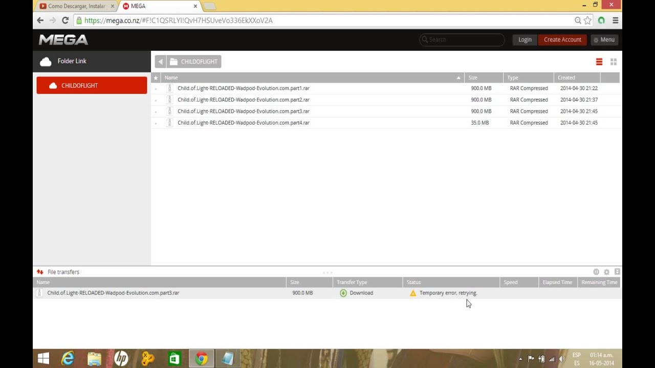 Solucionar Error de Descarga en MEGA: No se Inicia la Descarga ...