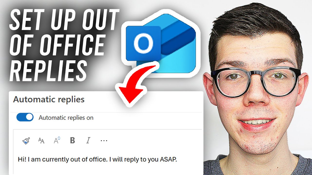 How To Set Up Out Of Office Reply In Outlook - Full Guide - YouTube