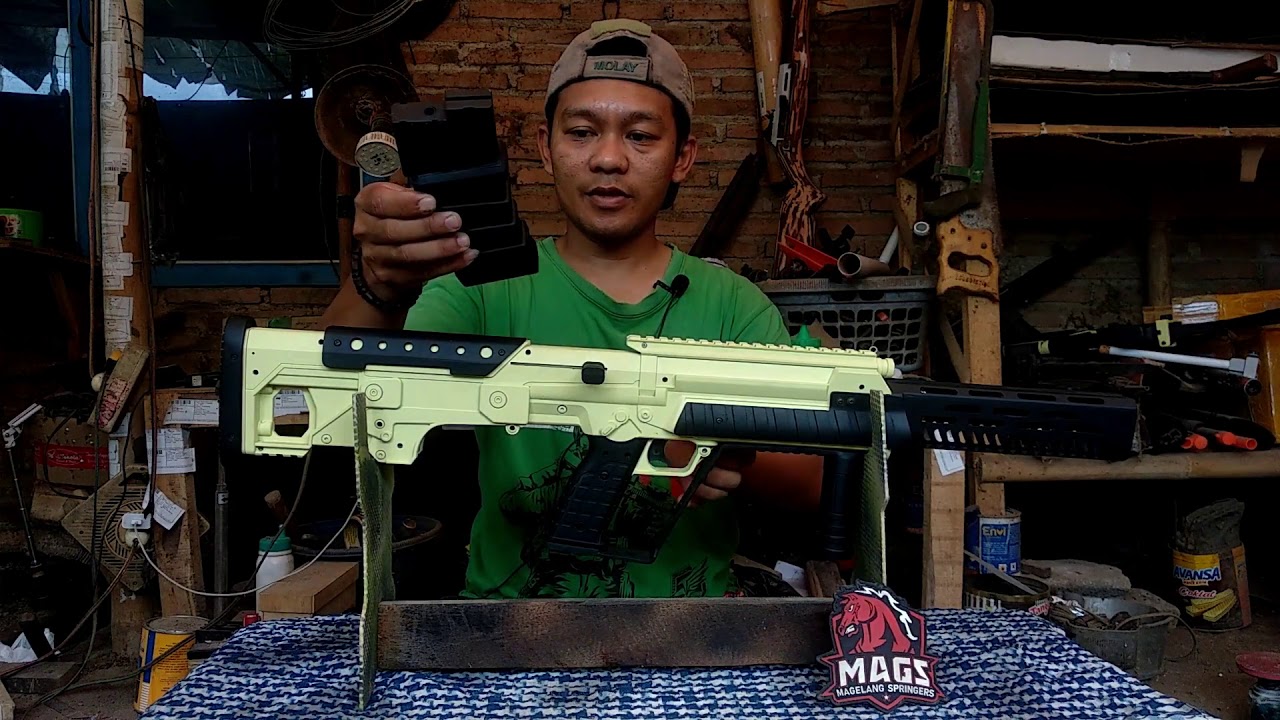 KEL-TEC RFB AIRSOFT SPRING CUSTOM BY D2X CUSTOM - YouTube