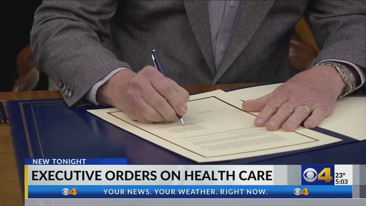Gov. Braun signs 9 healthcare-related executive orders - YouTube