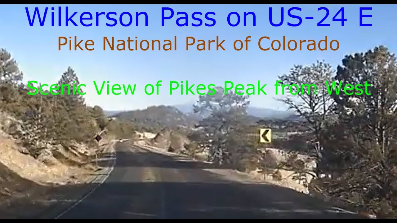 Wilkerson Pass, Pike National Forest of Colorado on US-24 E. Elevation ...