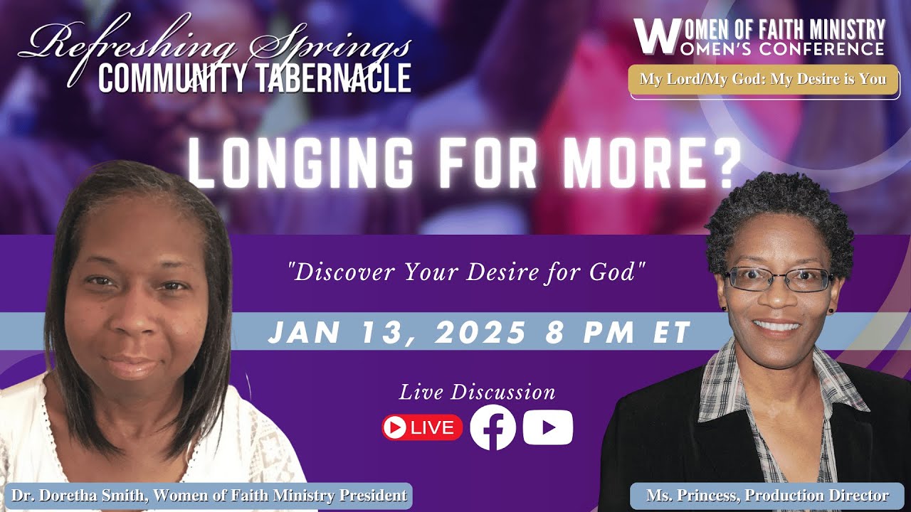 Desiring God: A Heartfelt Discussion with Dr. Doretha Smith - YouTube