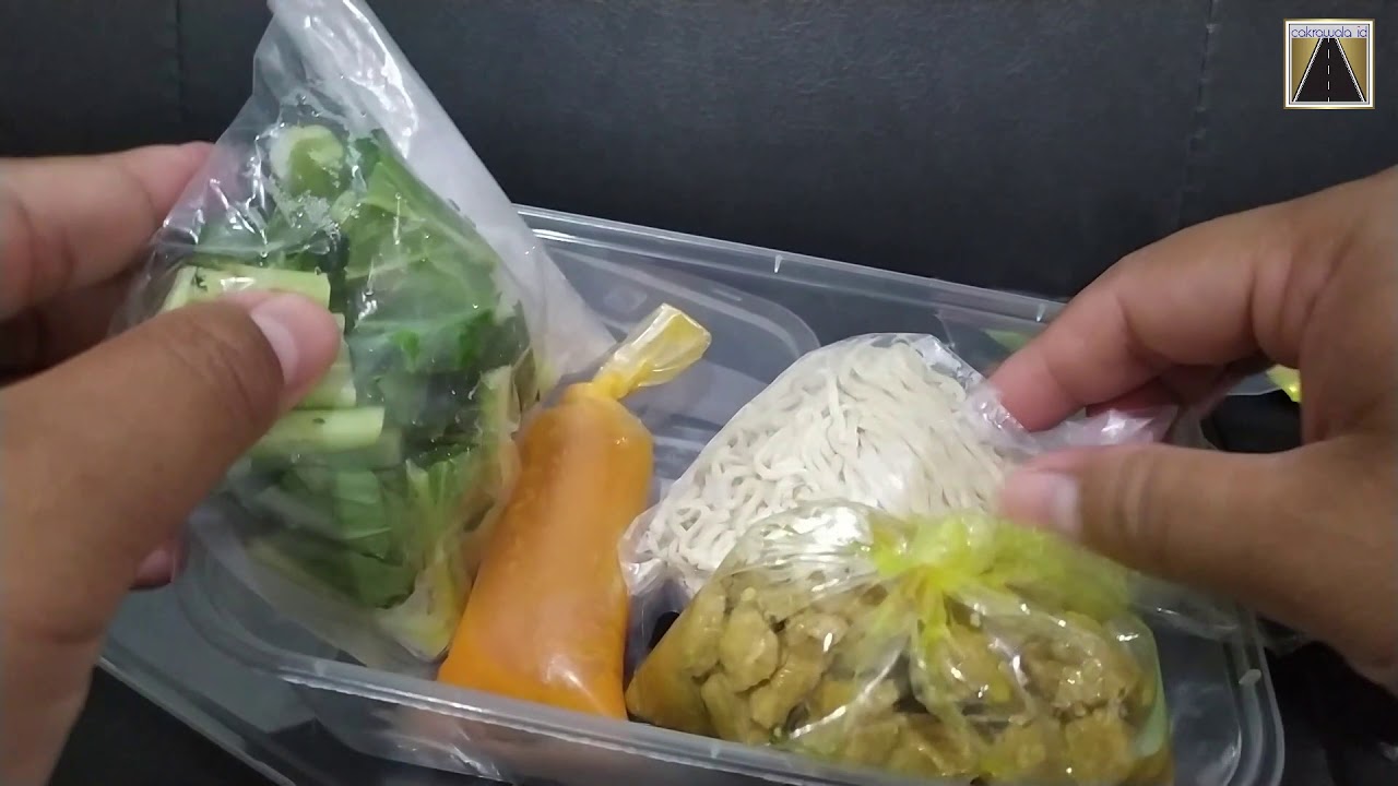 UNBOXING MIE AYAM ONLINE - IDE USAHA KULINER ONLINE ERA NEW NORMAL ...