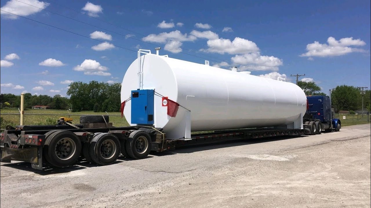 Diesel Generator storage tank - YouTube