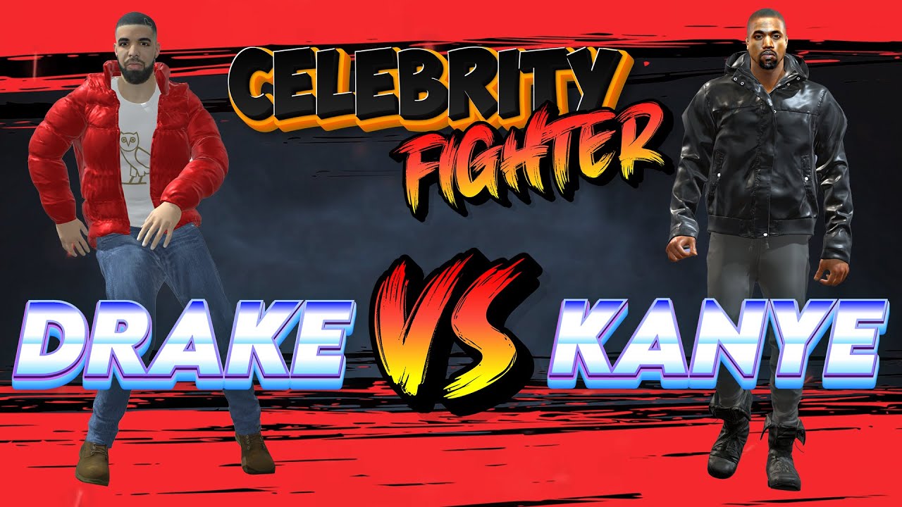 Drake Vs Kanye West FULL FIGHT - Celebrity Fighter - YouTube