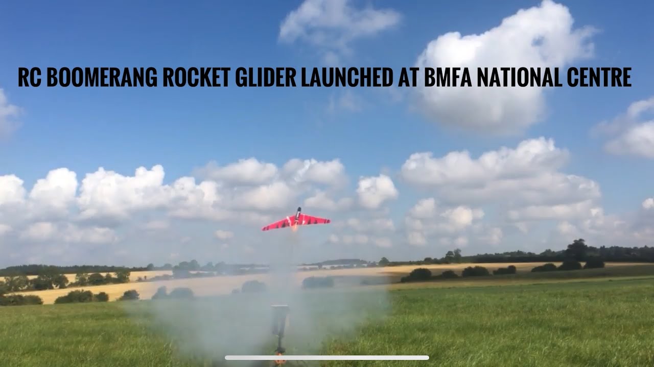 RC Rocket Boost Glider launched at BMFA National Centre - YouTube