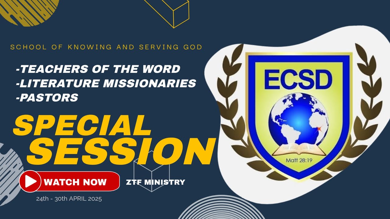 SKSG // ECSD for teachers of the word and literature missionaries - YouTube