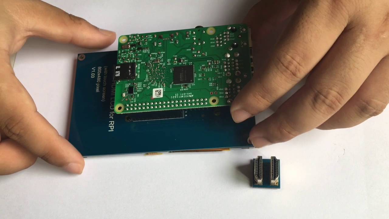 5inch GPIO touchscreen assemble tutorial - YouTube