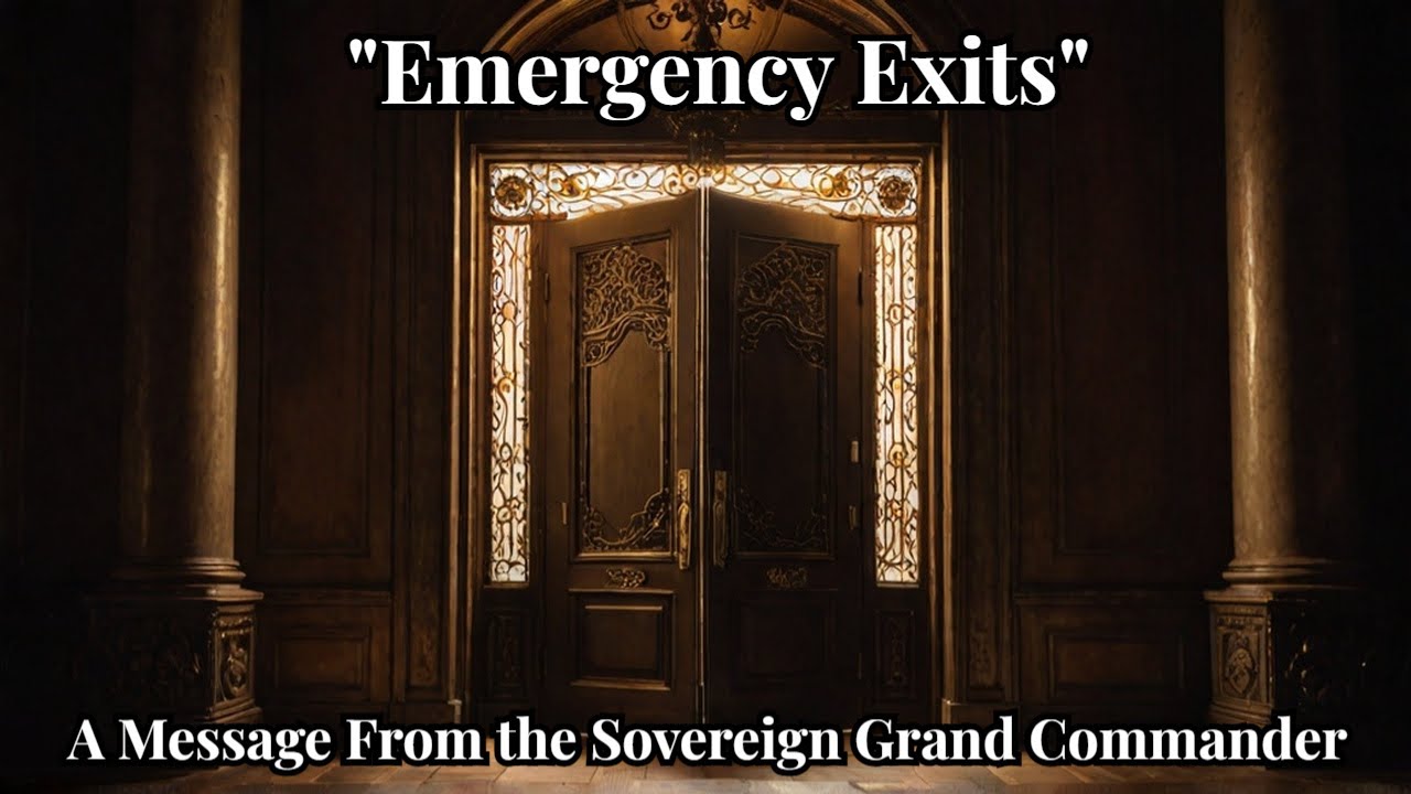 "Emergency Exits"- A Message From the Sovereign Grand Commander - YouTube