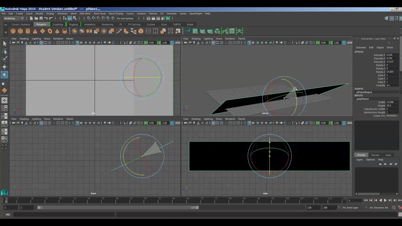 Maya Blocking Overview Room Modeling Part 1 - YouTube