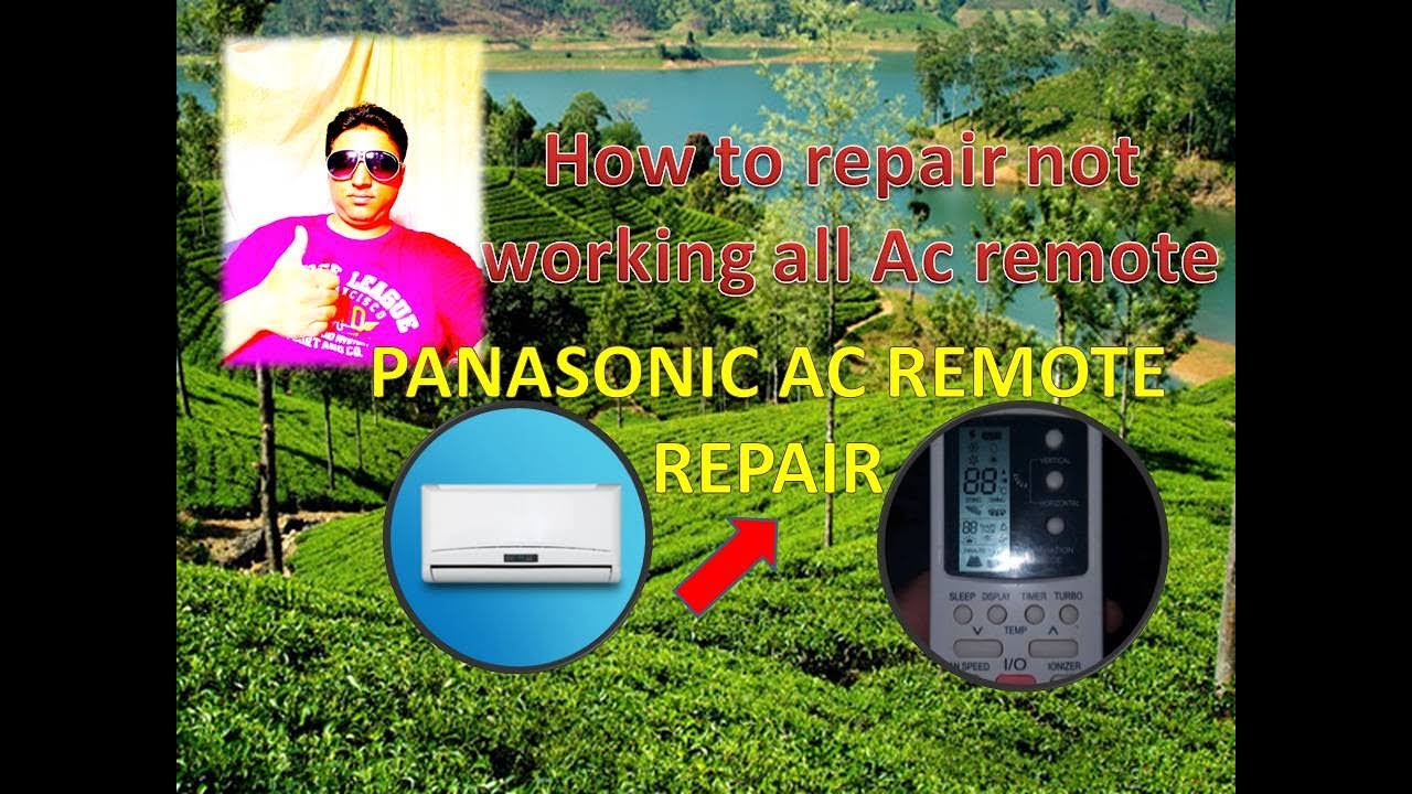 How To repair/Make/set panasonic Ac remote/in sinhala - YouTube