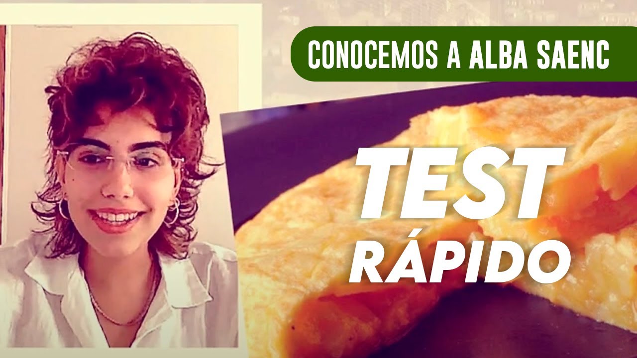 ⏰𝗧𝗘𝗦𝗧 𝗥𝗔́𝗣𝗜𝗗𝗢🏃 Conocemos mejor a Alba Saenc - YouTube