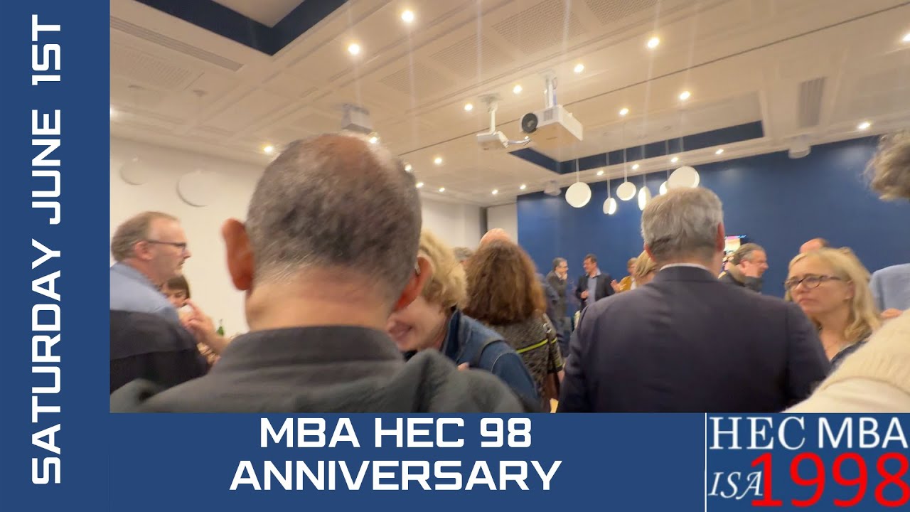 MBA HEC 1998 Class Reunion Anniversary Dinner - YouTube