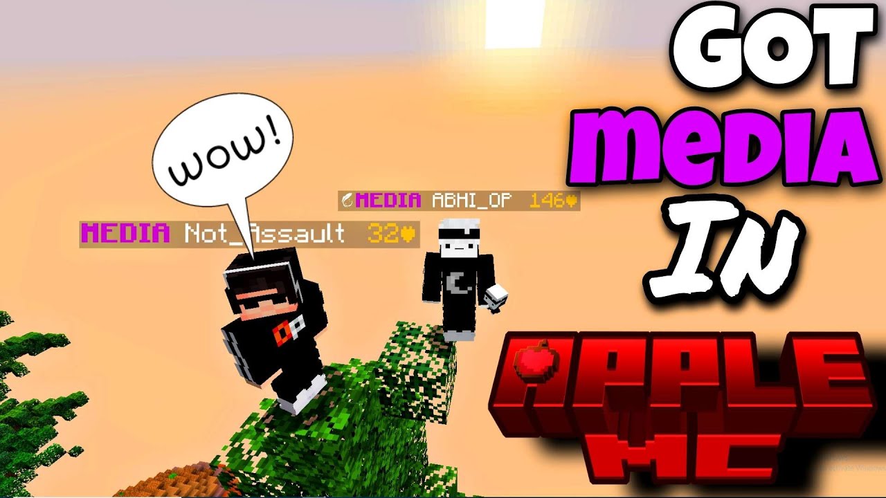 FINALLY I GOT MEDIA RANK IN APPLEMC LIFESTEAL SERVER @manjeshyt01 ...