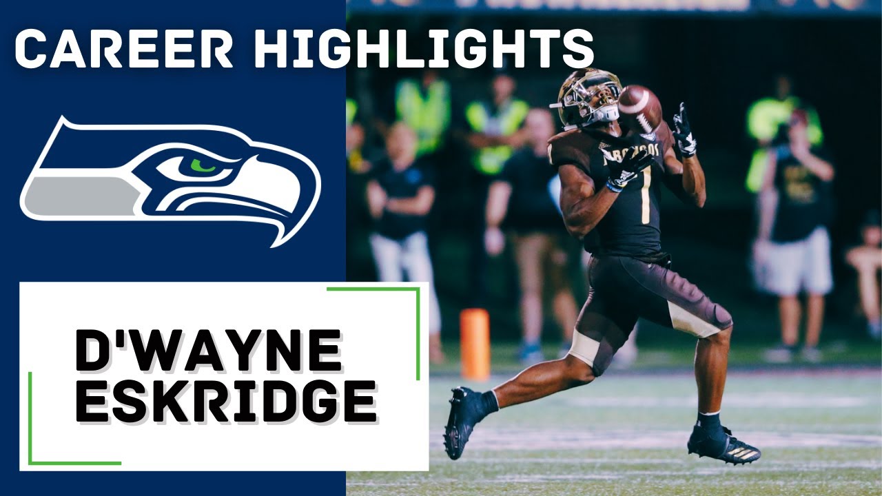 Welcome to the Seattle Seahawks | D'Wayne Eskridge College Football ...
