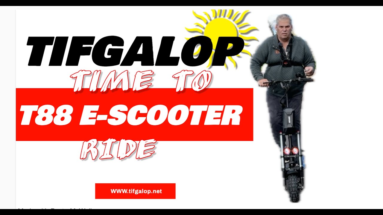 TIFGALOP T88 PLUS UNBOX AND RIDE - YouTube