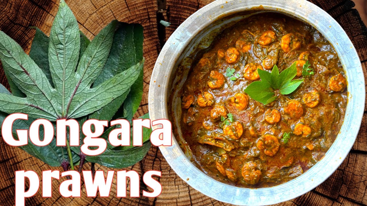 Gongura Prawns | Royyalu Gongura Recipe | Pachi Royyalu Sorrel Leaves ...