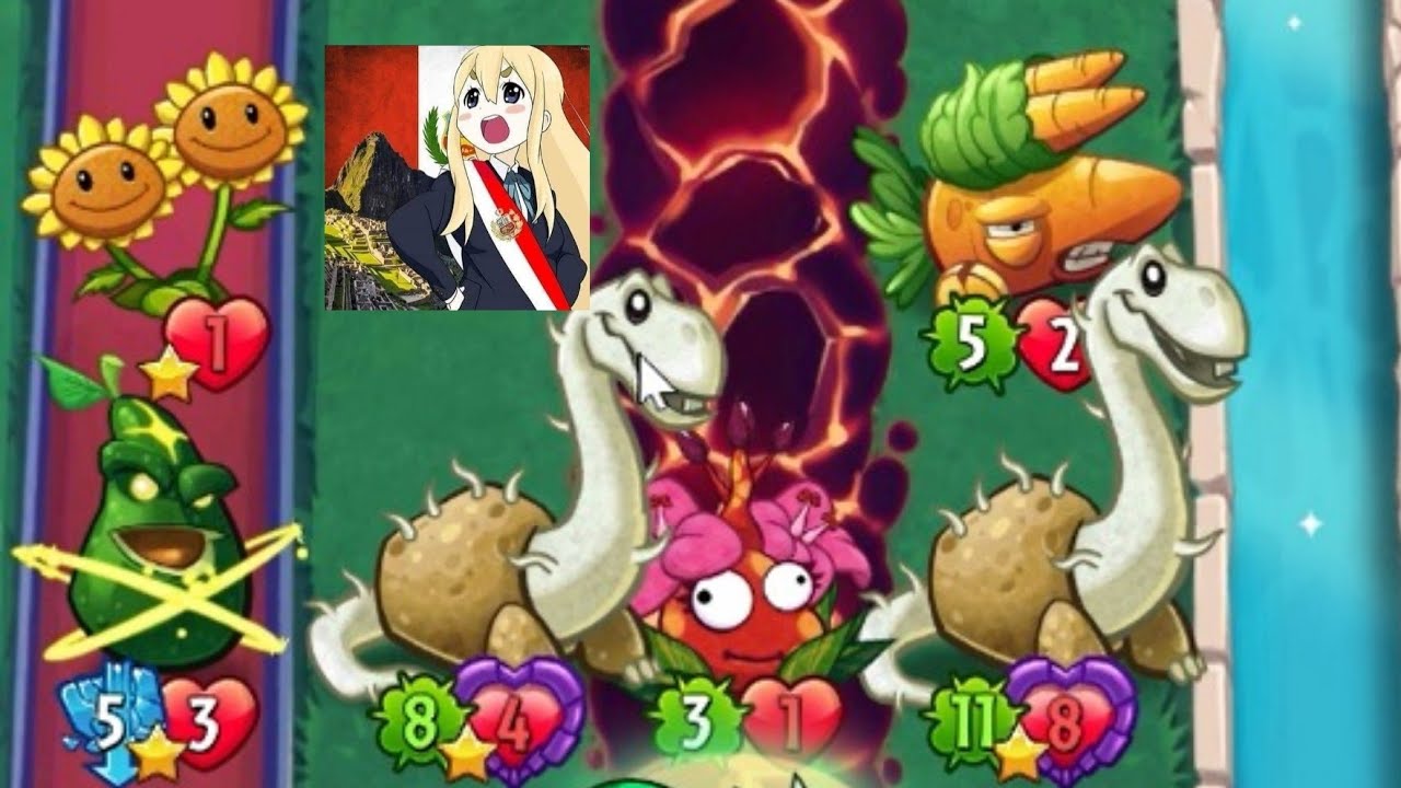 Nadie puede parar el mazo del Perú pe | Plantas vs Zombies Héroes - YouTube