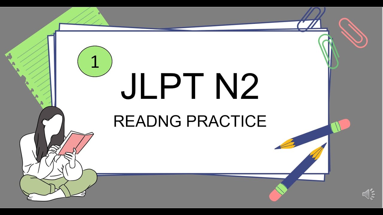JLPT N2 Reading Practice 1 - YouTube