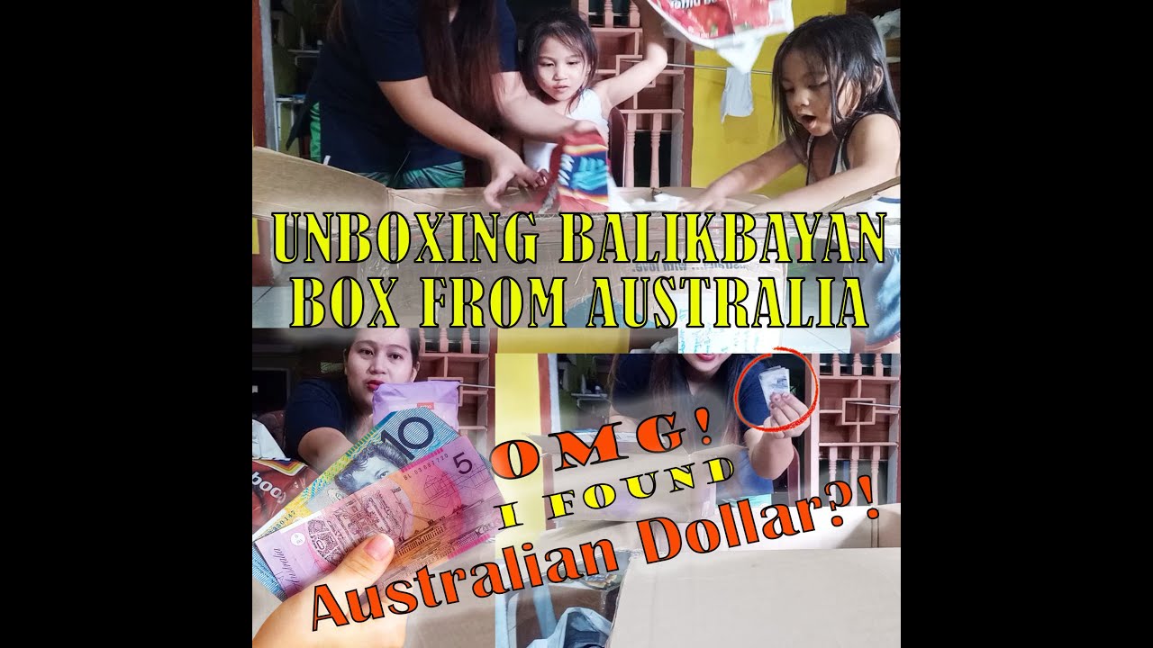 I HAVE FOUND AUSTRALIAN DOLLAR??!/UNBOXING BALIKBAYAN BOX from ...