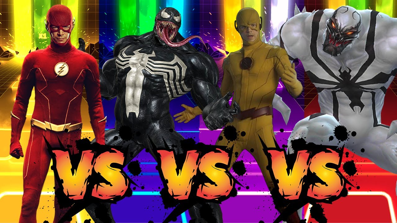 Epic Battle - Flash vs Venom vs Reverse Flash vs Anti Venom - YouTube