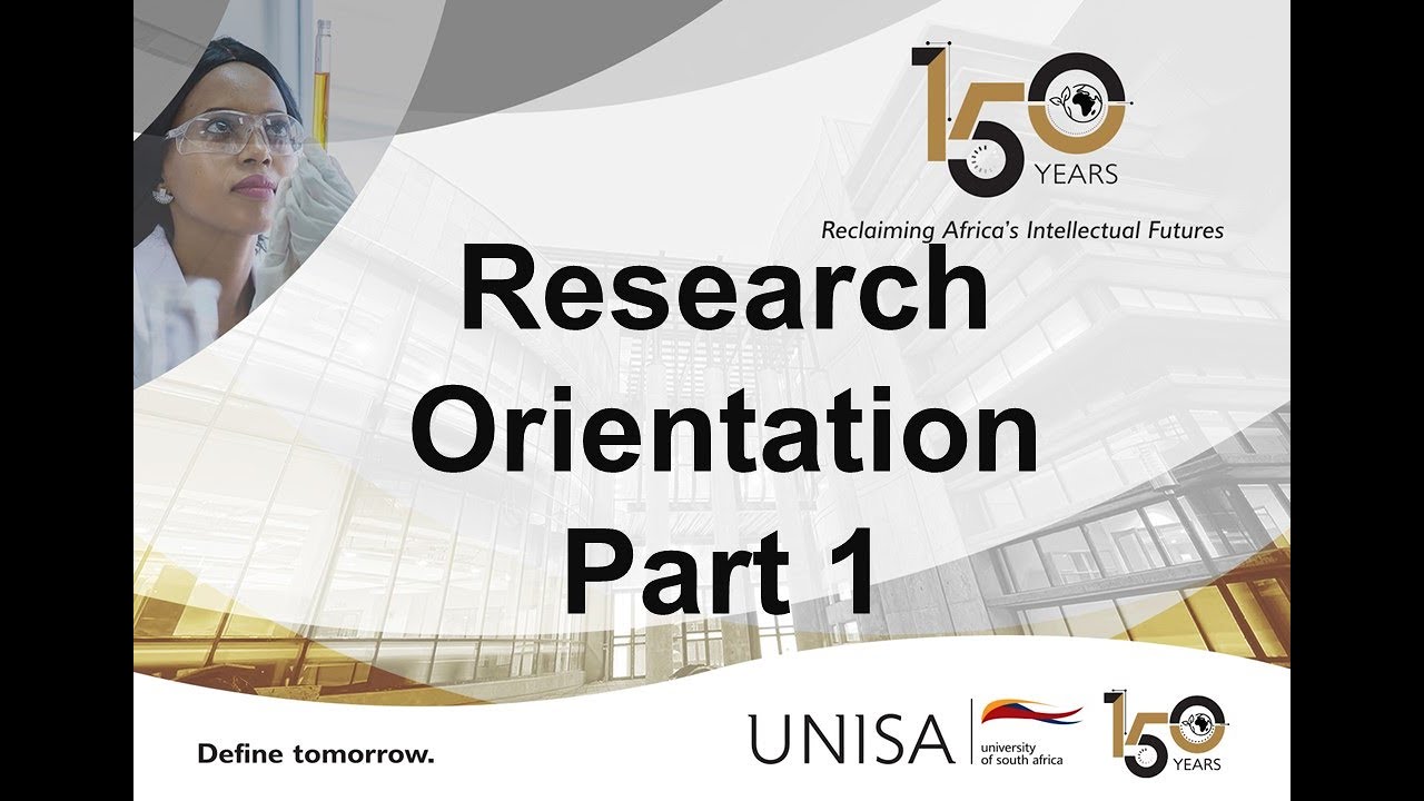 Research Orientation part 1 - YouTube