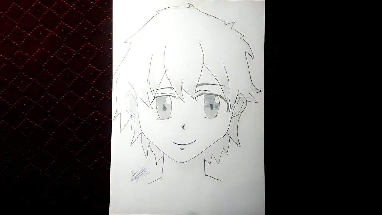THE ANIME BOY SKETCHING (TUTORIAL) HELP OF PENCIL FOR BIGGNER - YouTube