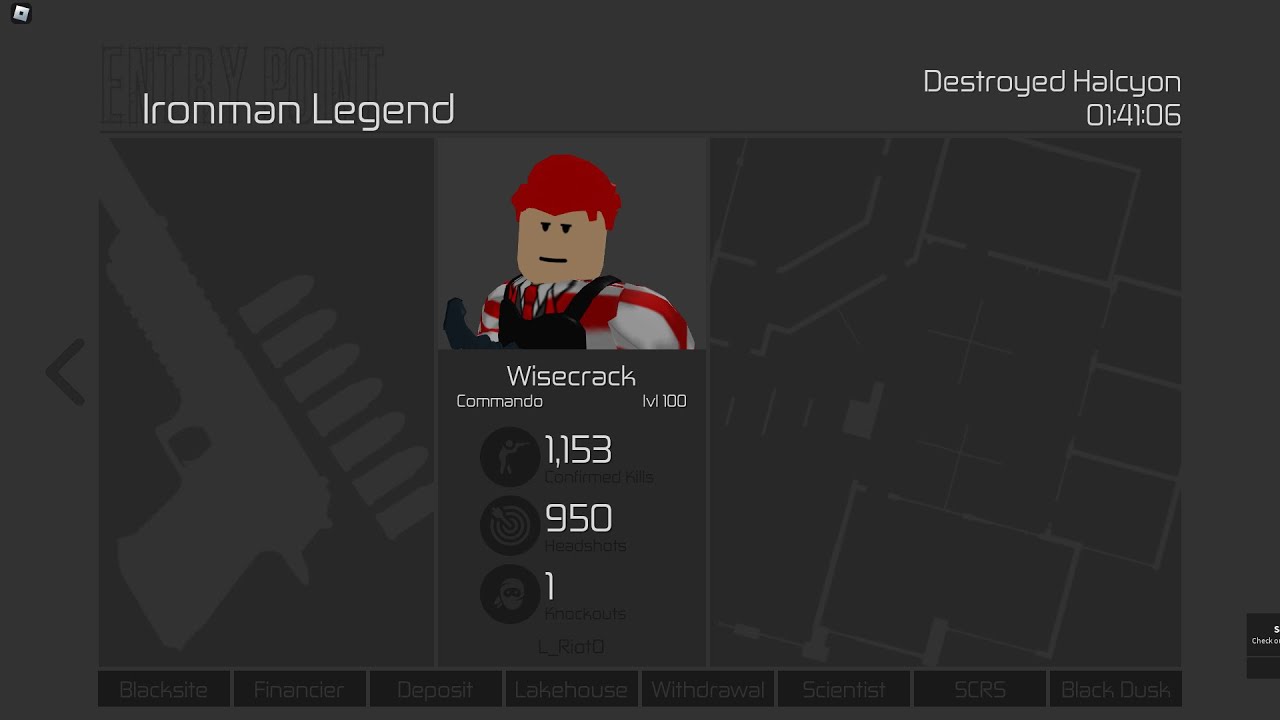 Entry Point | Scout Armor No Medkits Ironman Legend Loud Solo ...