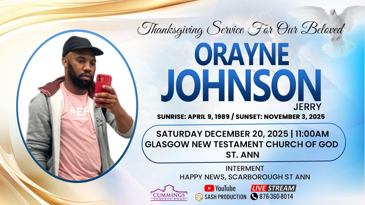 Celebrating The Life & Memory of || Orayne Johnson - YouTube