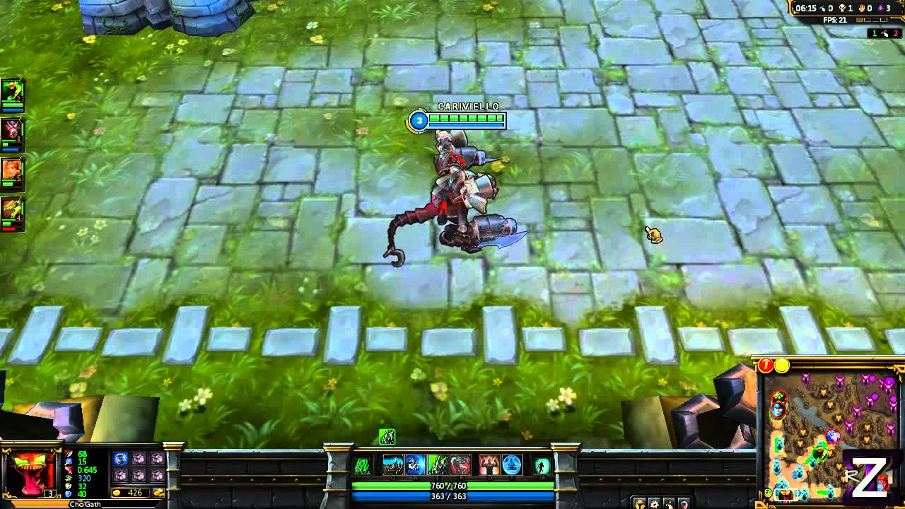 Battlecast Prime Cho'gath League of Legends Skin Showcase - YouTube