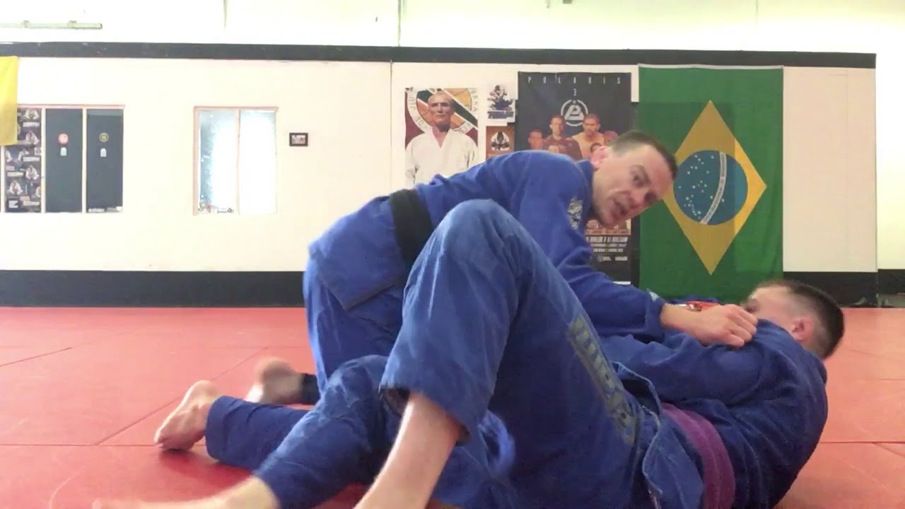 Correct use of the underhook from bottom side control - YouTube