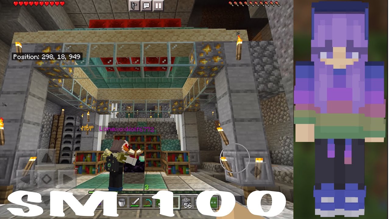 Base Tour In Minecraft Lifeboat Survival Mode PVP Server SM 100 ...