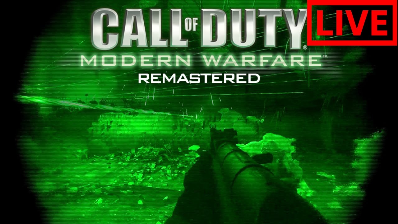 COD 4 Remastered!! - YouTube