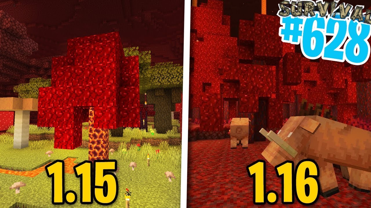NETHER UPDATE 1.16 fai da te - Minecraft ITA - Survival 1.15 #628 - YouTube