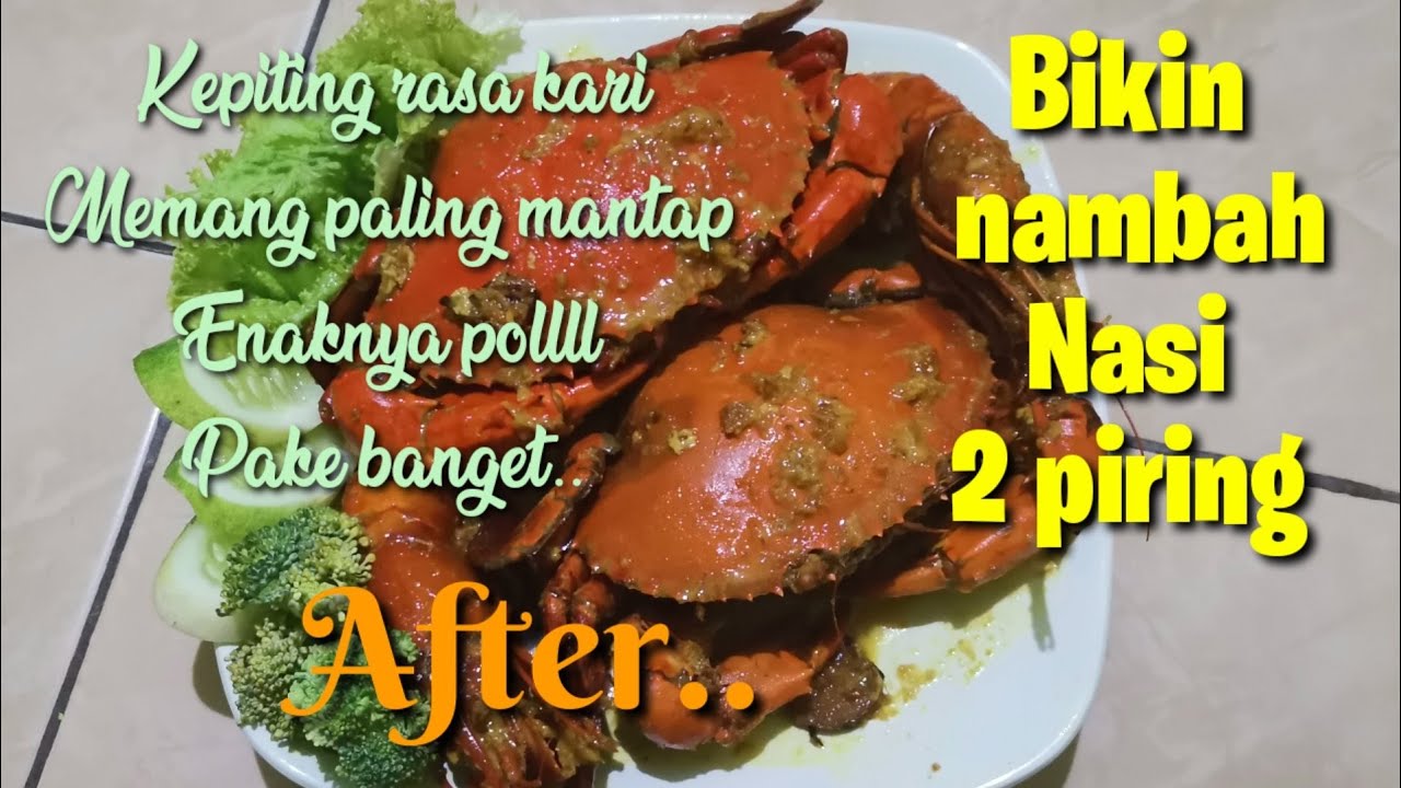 Resep kepiting di masak kari,, pokoknya wowwwww enaknya,,g kalah sama ...