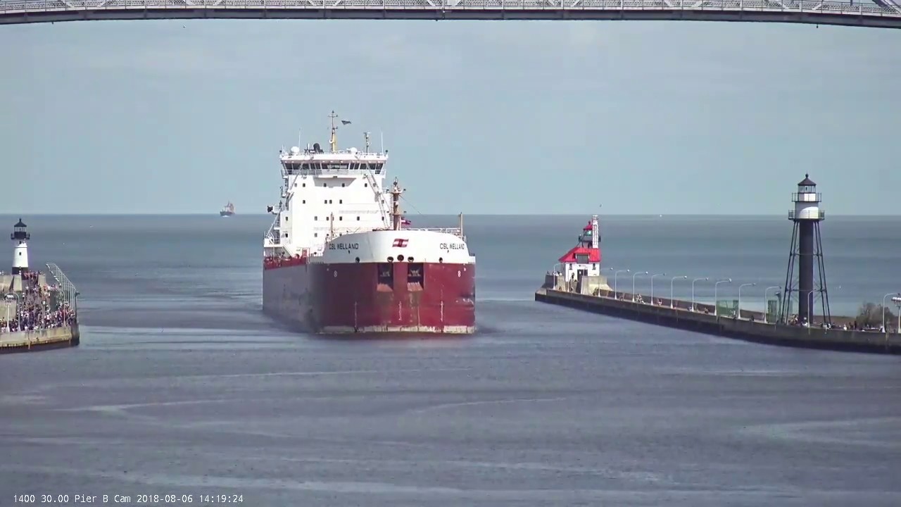 CSL Welland arrived Duluth 08/06/2018 - YouTube